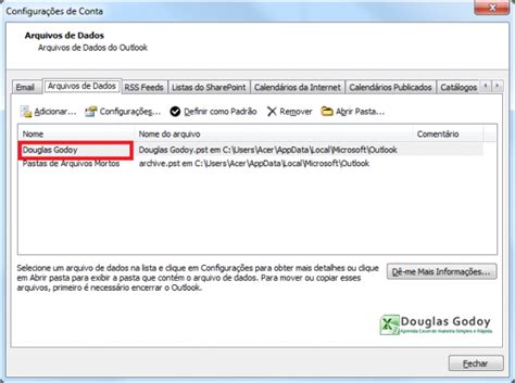 carregar emails do outlook para o excel archives douglas godoy