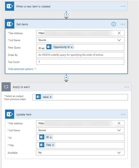solved dynamically select item id to update item or crea power