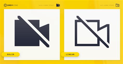 video slash icon · svg png javascript and webfont · coreui icons