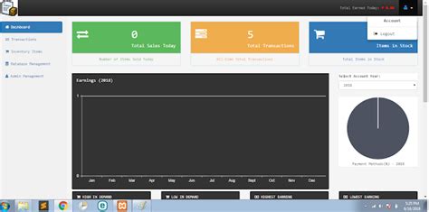 mini inventory and sales management system using php mysql
