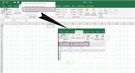 how to customize quick access toolbar gyankosh learning made easy