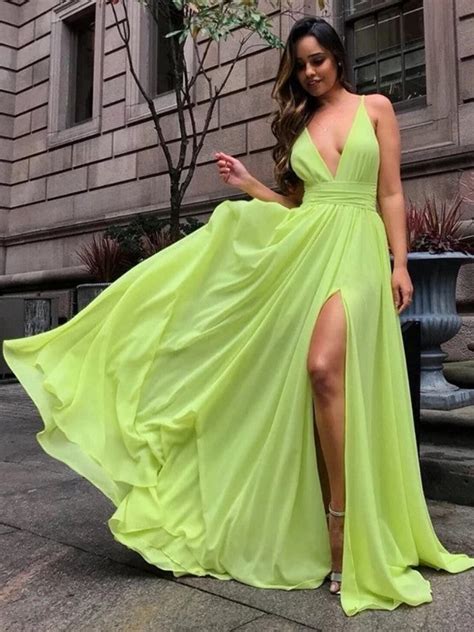 Sexy Prom Dress With Slit Pageant Dress Evening Dress Dance Dresses