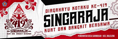 Dirgahayu Hut Kota Singaraja Ke 419 Website Desa Sarimekar