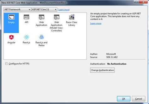 tutorial demo application asp core documentation