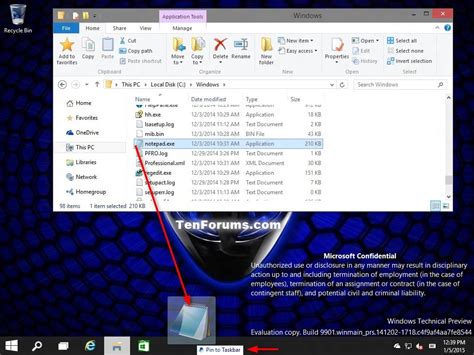 Pin To Taskbar And Unpin From Taskbar Apps In Windows 10 Tutorials