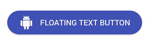 the android arsenal floating action buttons floating text button