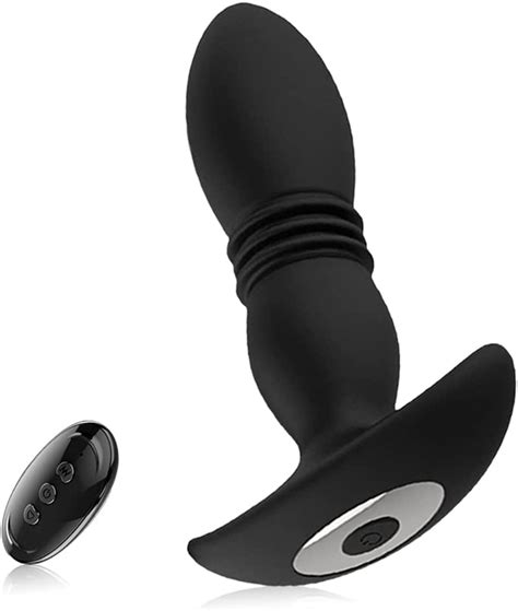 Portable Prostate Massager 12 Vibration 3 Thrusting Patterns Remote