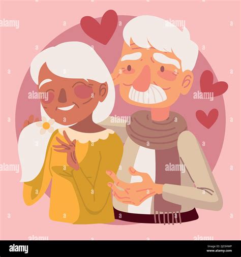Cartoon Grandfather And Grandmother Stock Vector Image And Art Alamy