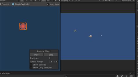 unity particle system single playing particle on hit stack overflow