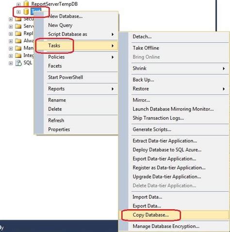how to transfer database from one server to another 5