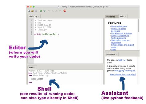 cs111 lab 1 part 2 thonny