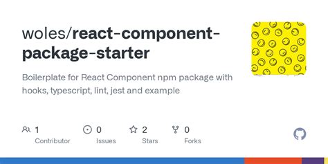github woles react component package starter boilerplate for react