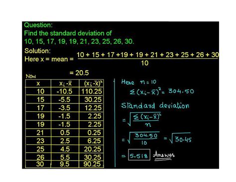 how to calculate x bar in standard deviation john
