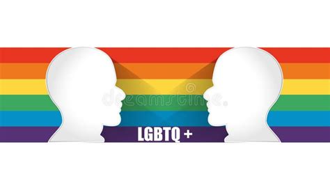 Logo Love In The Local Community Lgbtq A Couple Sex Same Vector