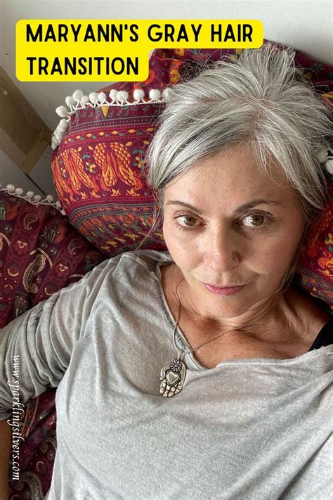 Transition To Gray Hair Embracing The Beauty Of Aging