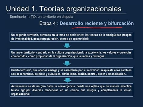 Unidad I Teoría Organizacional Fundamentos Teóricos Y Conceptuales