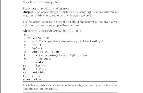 solved consider the following problem input an array