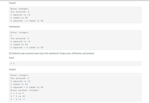 solved 1 17 zylab basic output with variables as with
