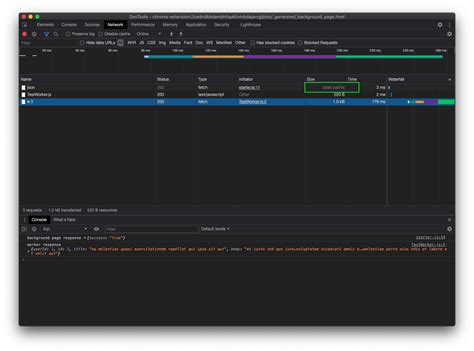 provisional headers are shown in devtools network panel when making