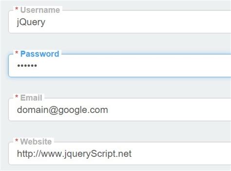 creating material design style floating label text input with pure css
