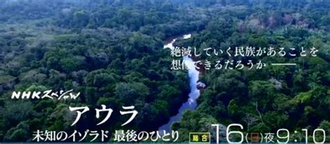 Nhkスペシャル「アウラ未知のイゾラド最後のひとり」再放送はいつ？ Matomany