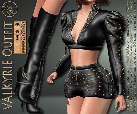 Second Life Marketplace Arisarisbandw~aray26~valkyrie Outfit~custom Hud