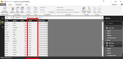 how to concatenate 2 tables in power bi
