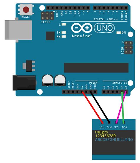 oled ssd1316 i2c con arduino uno hetpro tutoriales