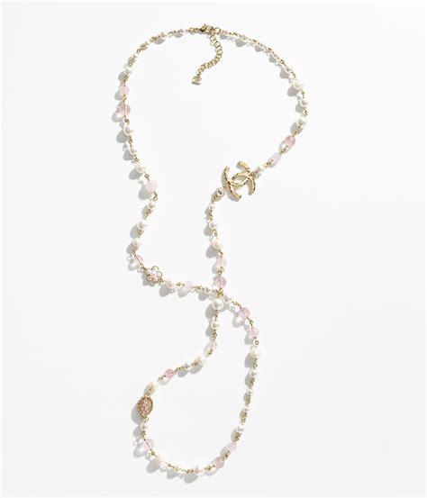 Long Necklace Metal Glass Pearls Freshwater Pearls Natural Stones