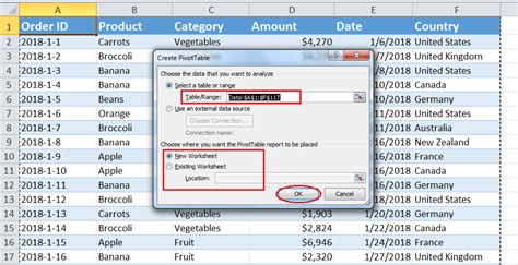 how to create a pivot table in excel excelchat