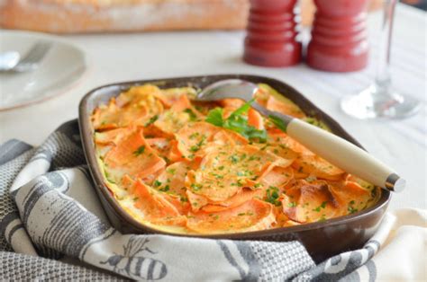 Gratin De Patates Douces à La Ricotta Les Pépites De Noisette