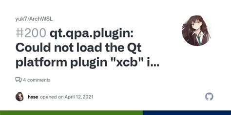qt qpa plugin could not load the qt platform plugin xcb in even