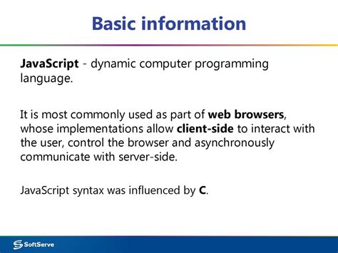 javascript dynamic computer programming language