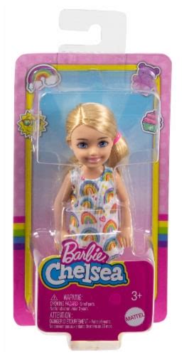 Mattel Barbie® Chelsea Blonde Hair Rainbow Dress Doll 1 Ct Kroger