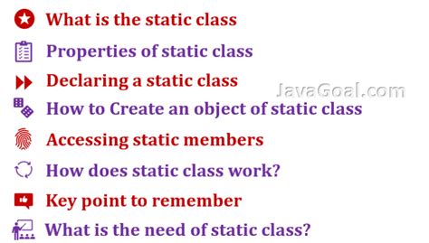 static class in java and static nested class javagoal