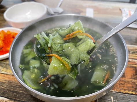 이가 매생이 수제비 칼국수 조촌동 한식 뽈레 Polle