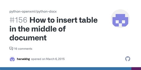how to insert table in the middle of document · issue 156 · python