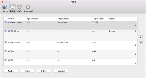 node js connect to mongodb database using mongoose behind a proxy