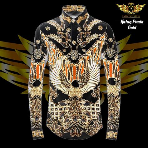 Jual Katun Iwan Tirta Tulis Pola Prada Tinta Emas Motif 21 Bahan Kain