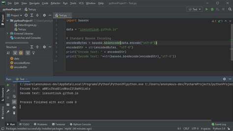 การ encode decode base64 ด้วย python