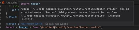 jsx element type router does not have any construct or call