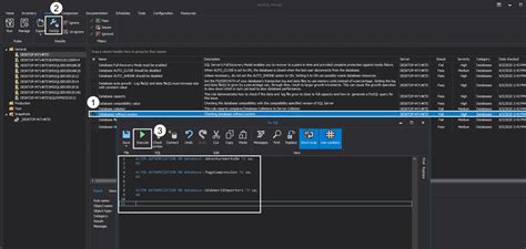 executing a database health check analysis of sql server