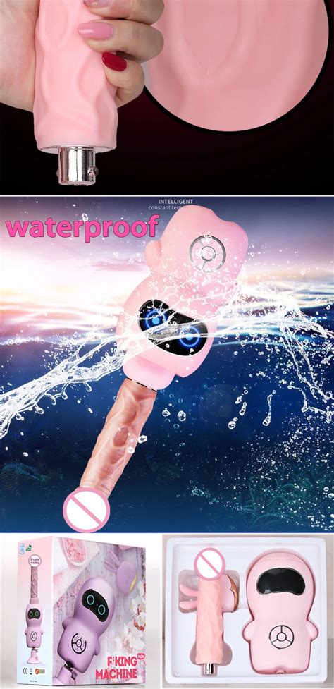 Control Remoto Automático Climatizada Telescópica Consolador Vibrador