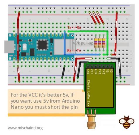 ebyte lora e22 device for arduino esp32 or esp8266 power saving wor