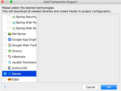 add maven support to an existing project intellij idea documentation