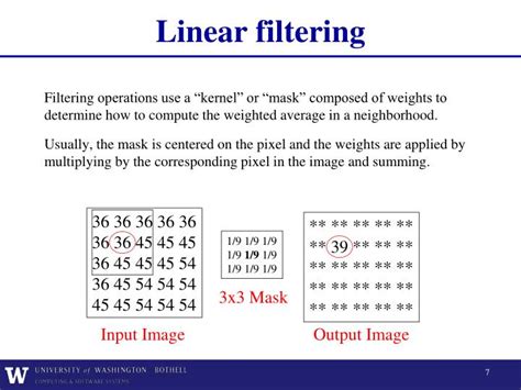 ppt lecture 4 linear filters and convolution powerpoint presentation