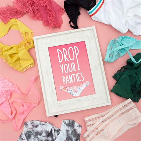 Simple Diy Drop Your Panties Game Something Turquoise