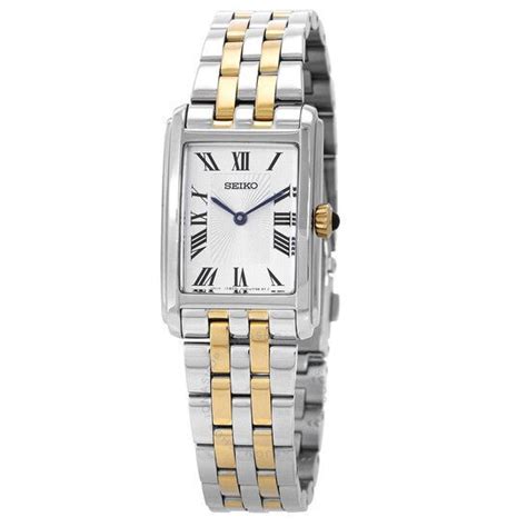 Buy Seiko Quartz White Dial Two Tone Womans Watch Swr087p1 Time