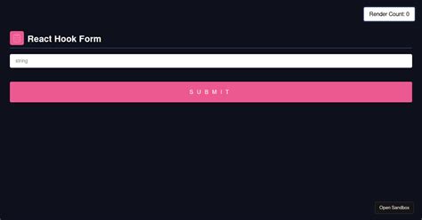 react hook form zod maxlength codesandbox