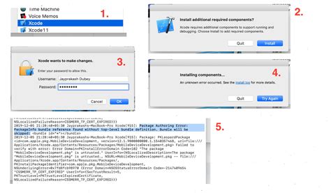 xcode10 1 unable to open xcode 10 1 getting package authoring error